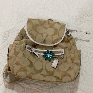 Coach | Bags | Coach Canvas Backpack | Poshmark